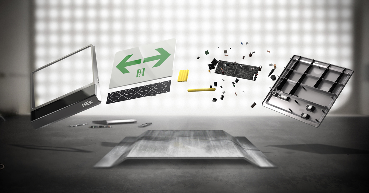 HEX Dynamic Exit Signs